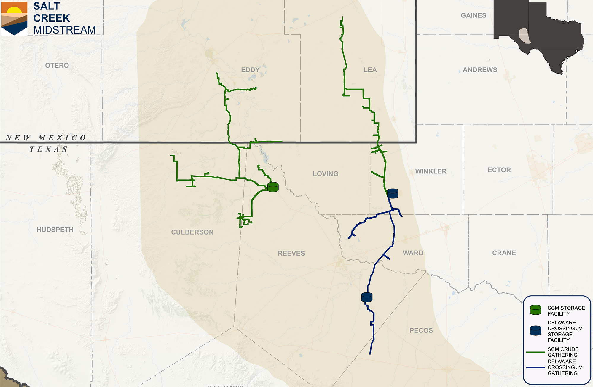 Delaware Basin Crude Oil System | Salt Creek Midstream