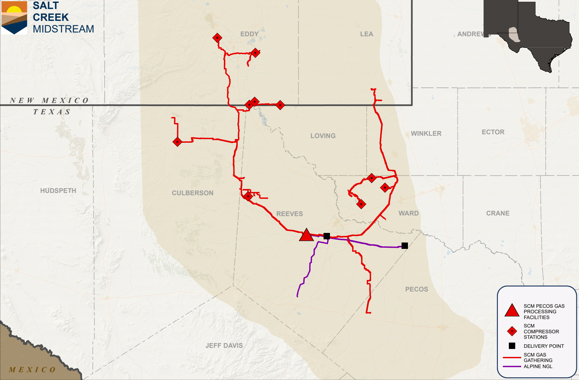Delaware Basin Natural Gas System | Salt Creek Midstream