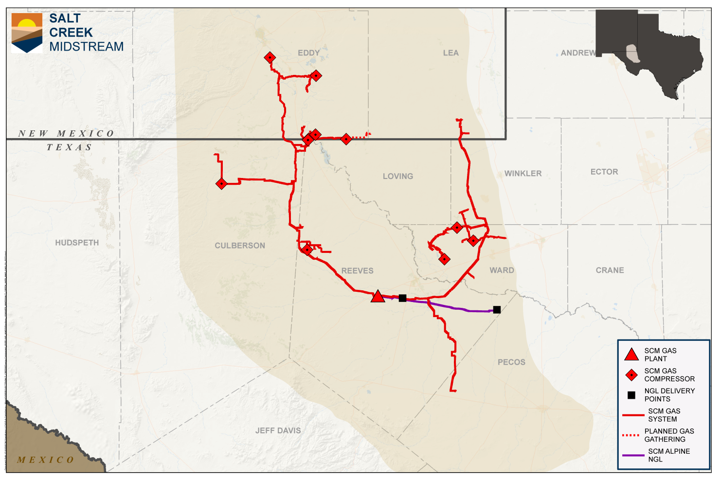 Delaware Basin Natural Gas System | Salt Creek Midstream