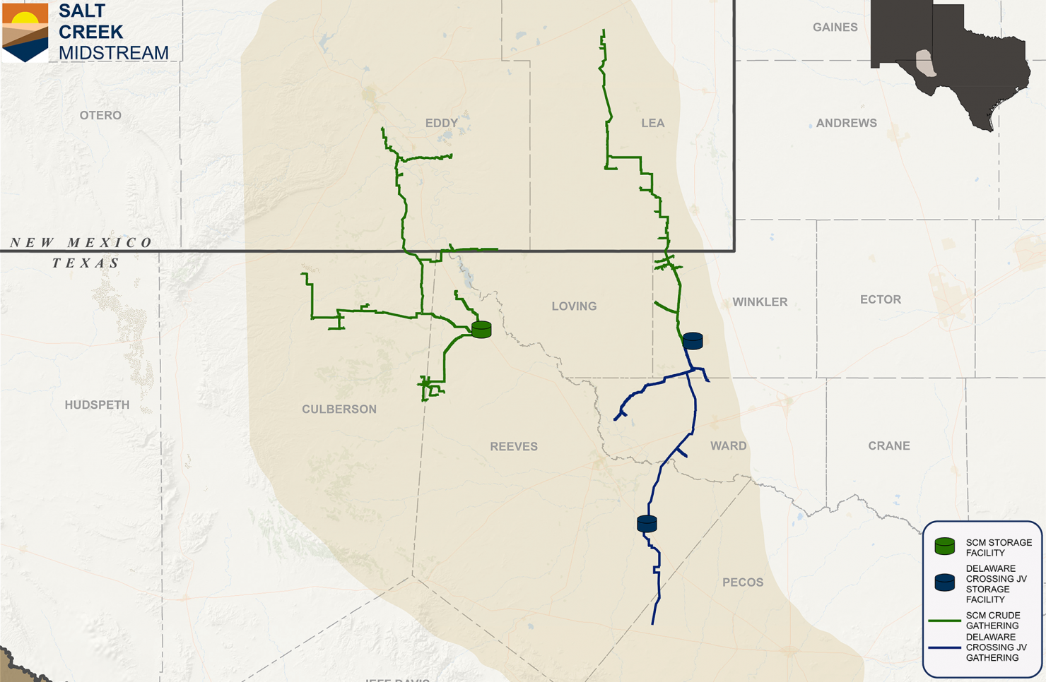 Delaware Basin Crude Oil System | Salt Creek Midstream